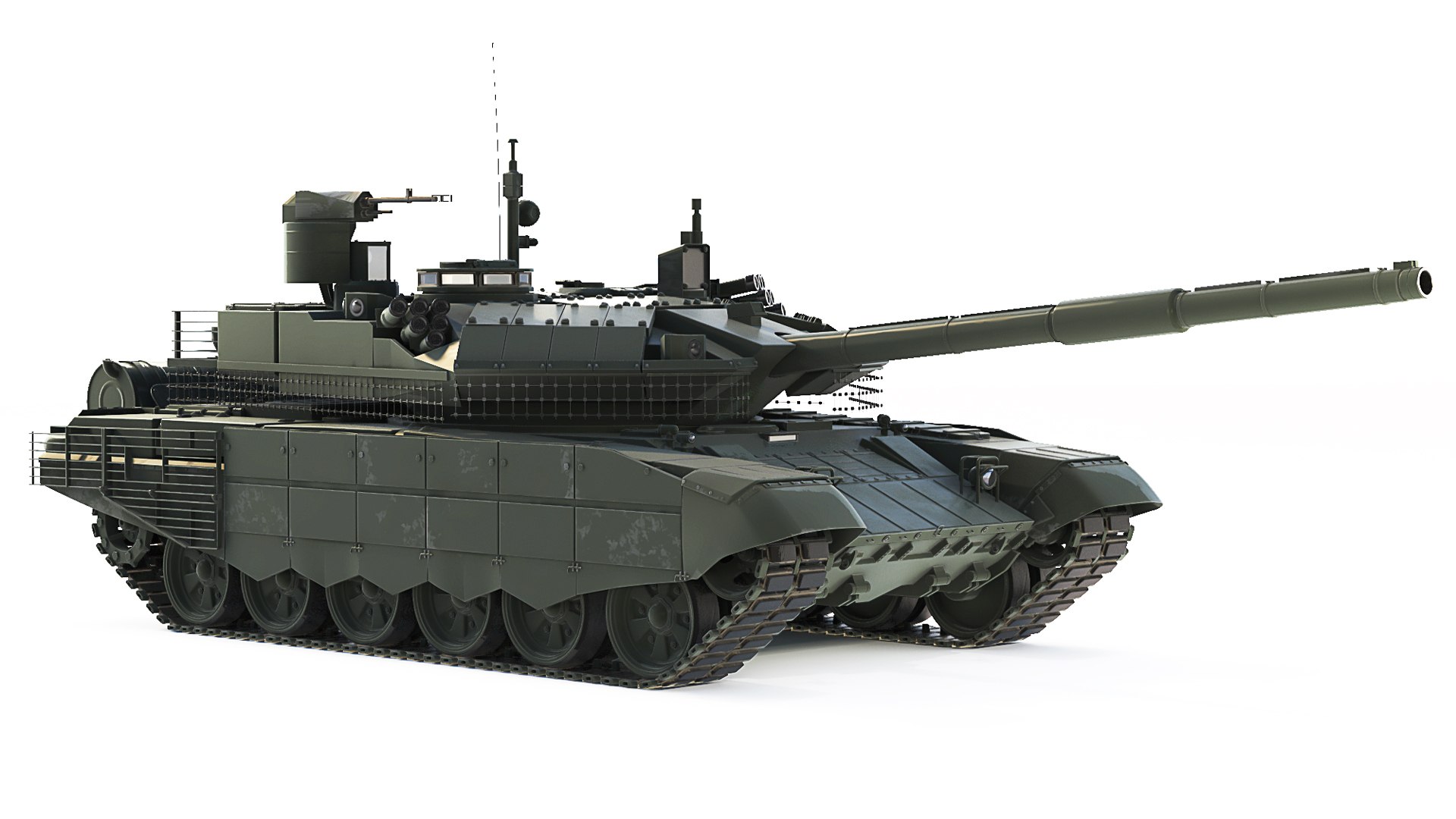 3D Tank T-90M 2020 Model - TurboSquid 2066384