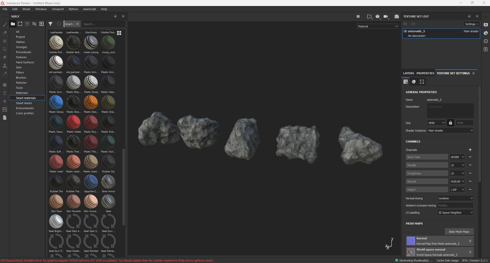 3D Model Asteroids - TurboSquid 2181408