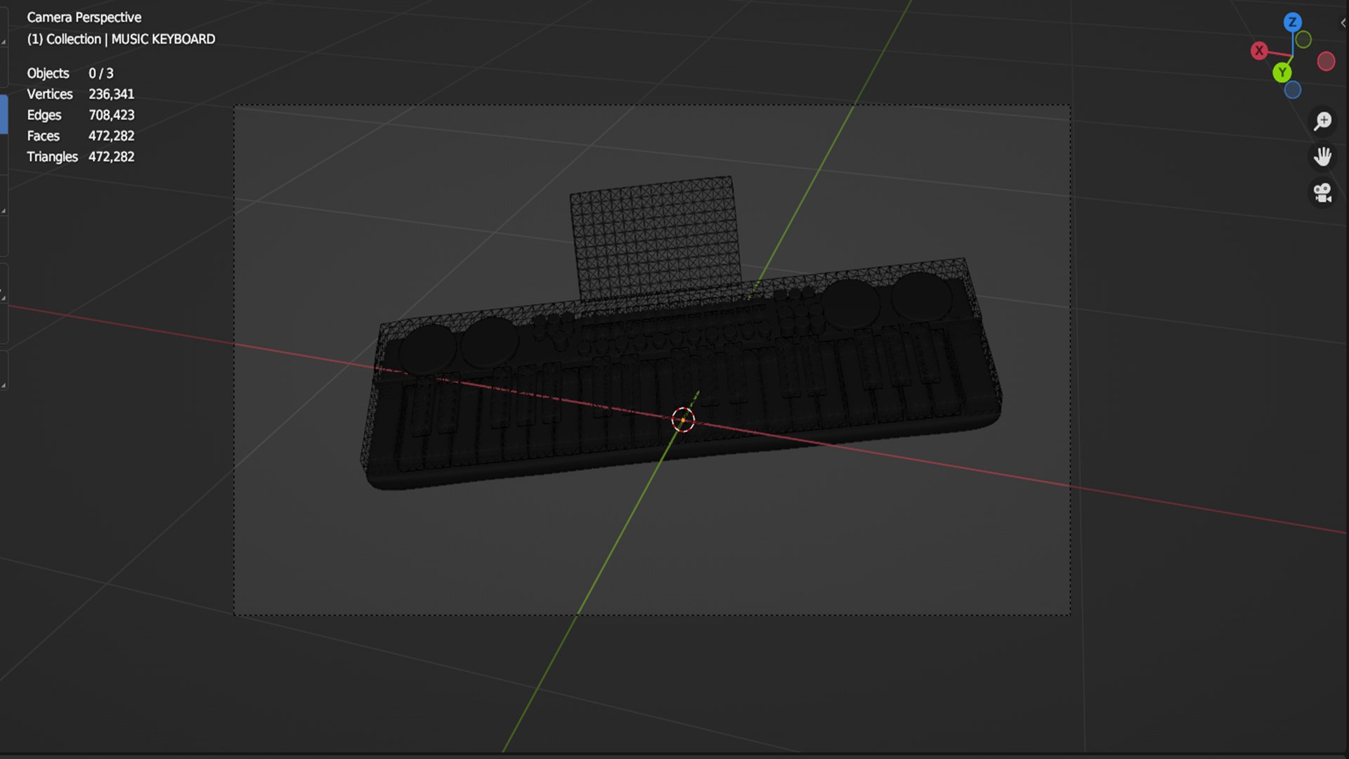 Music Keyboard 3D Model - TurboSquid 2168964