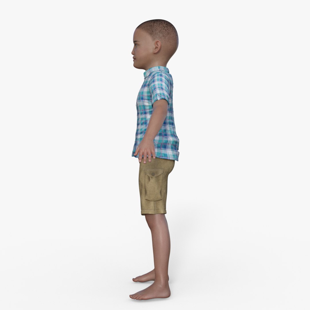 Realistic Boy Rigged 3D Model - TurboSquid 2218220