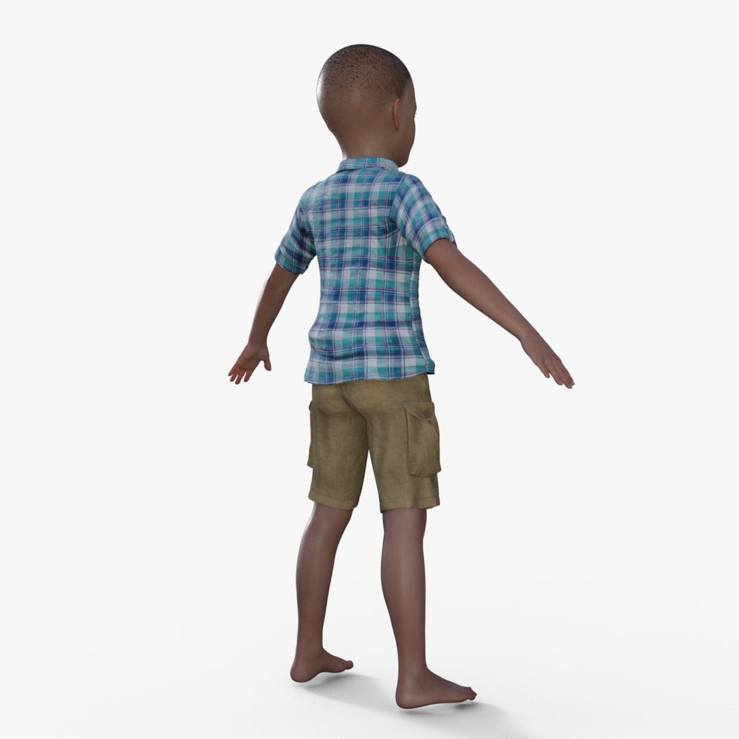 Realistic Boy Rigged 3D Model - TurboSquid 2218220