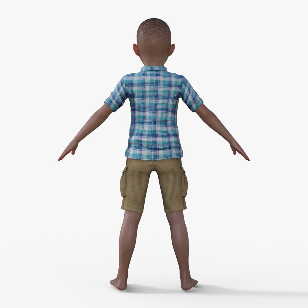 Realistic Boy Rigged 3D Model - TurboSquid 2218220