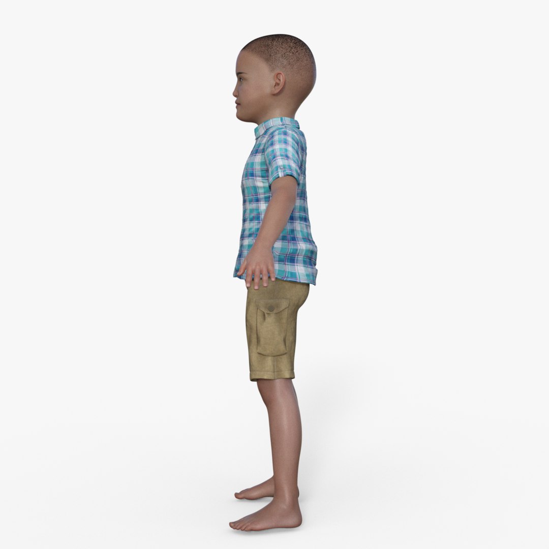 Realistic Boy Rigged 3D Model - TurboSquid 2218220