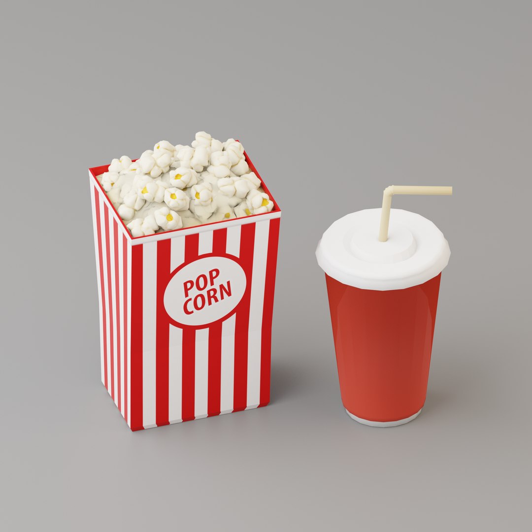 3D takeaway fast food model - TurboSquid 1490267