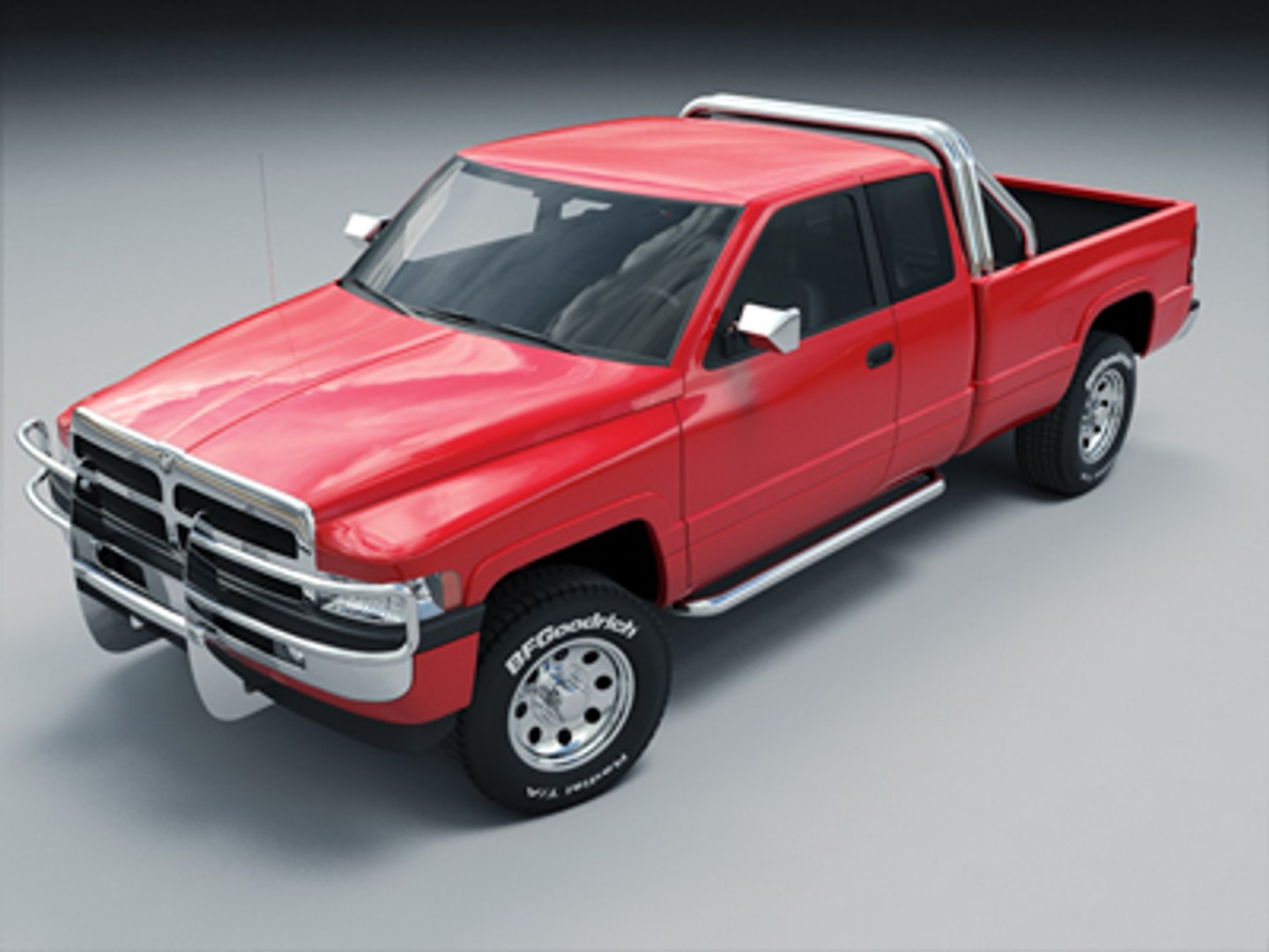 3d Model 1996 Dodge Ram