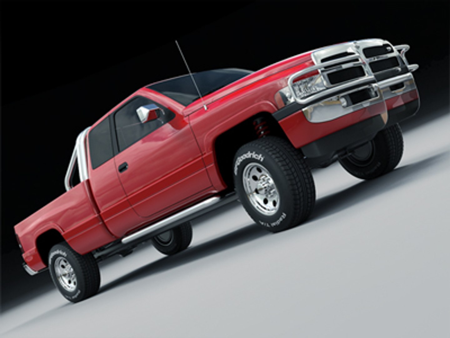 3d Model 1996 Dodge Ram