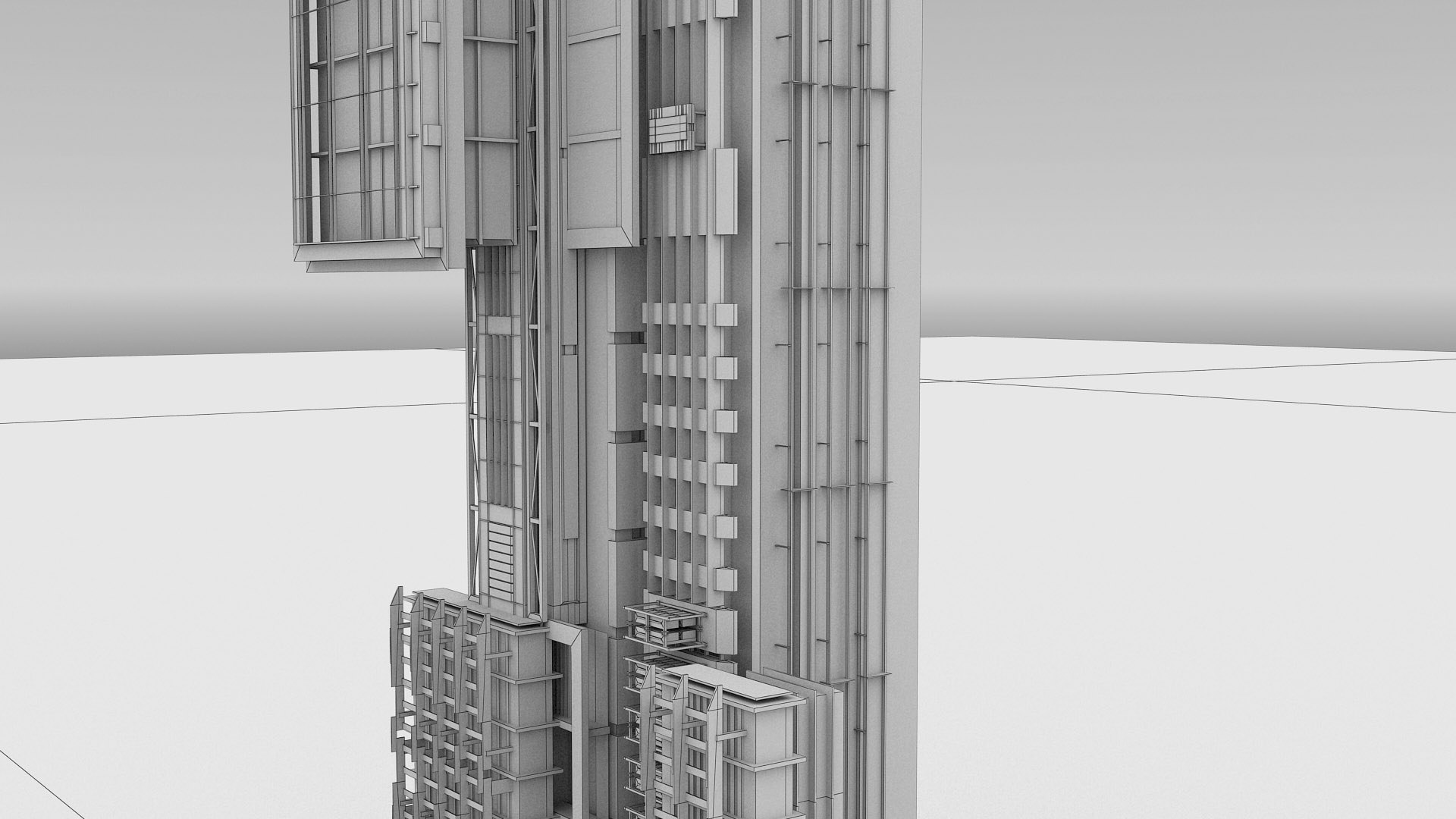 Future Building 033 3D Model - TurboSquid 2293640