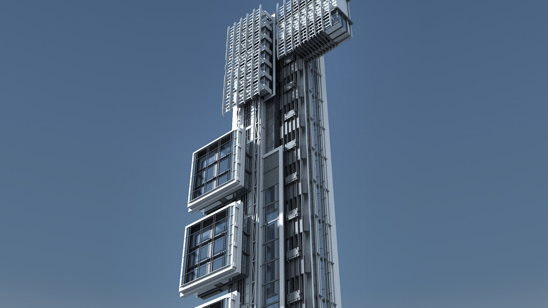 Future Building 033 3D Model - TurboSquid 2293640