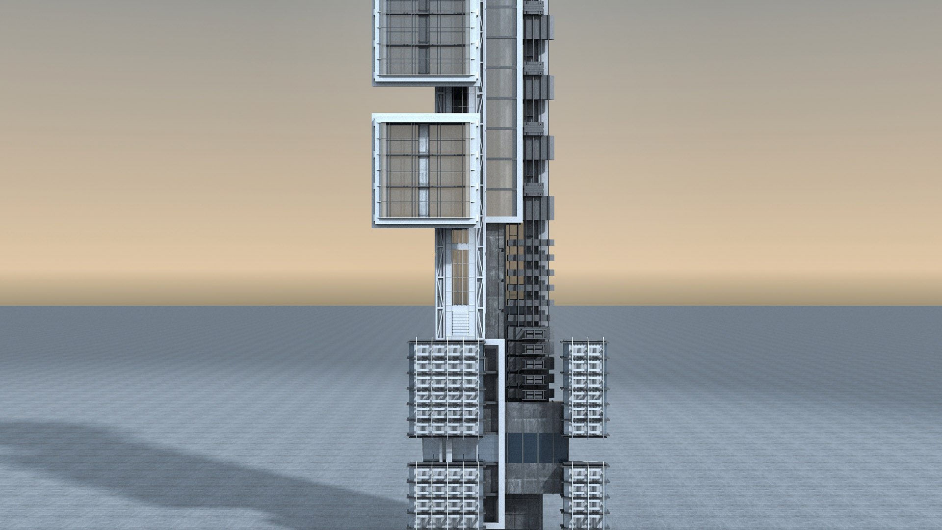 Future Building 033 3D Model - TurboSquid 2293640
