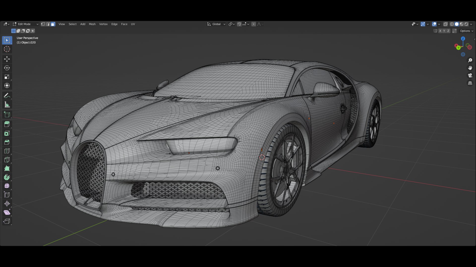 3D Model Bugatti Chiron - TurboSquid 1930429