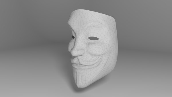 3D mask anonymous - TurboSquid 1676064