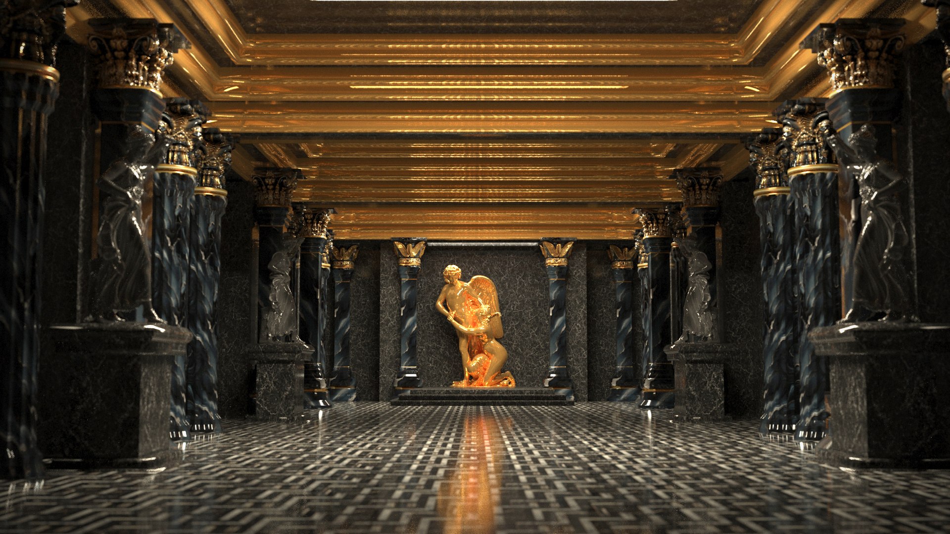 3D Model Ancient Temple - TurboSquid 2314300