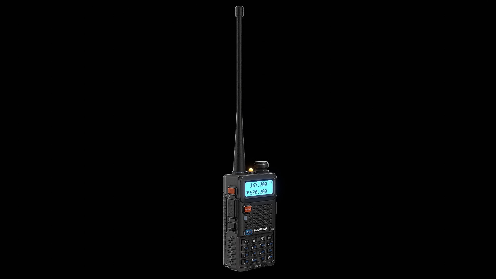 3D Model Baofeng Walkie Talkie - TurboSquid 2367880
