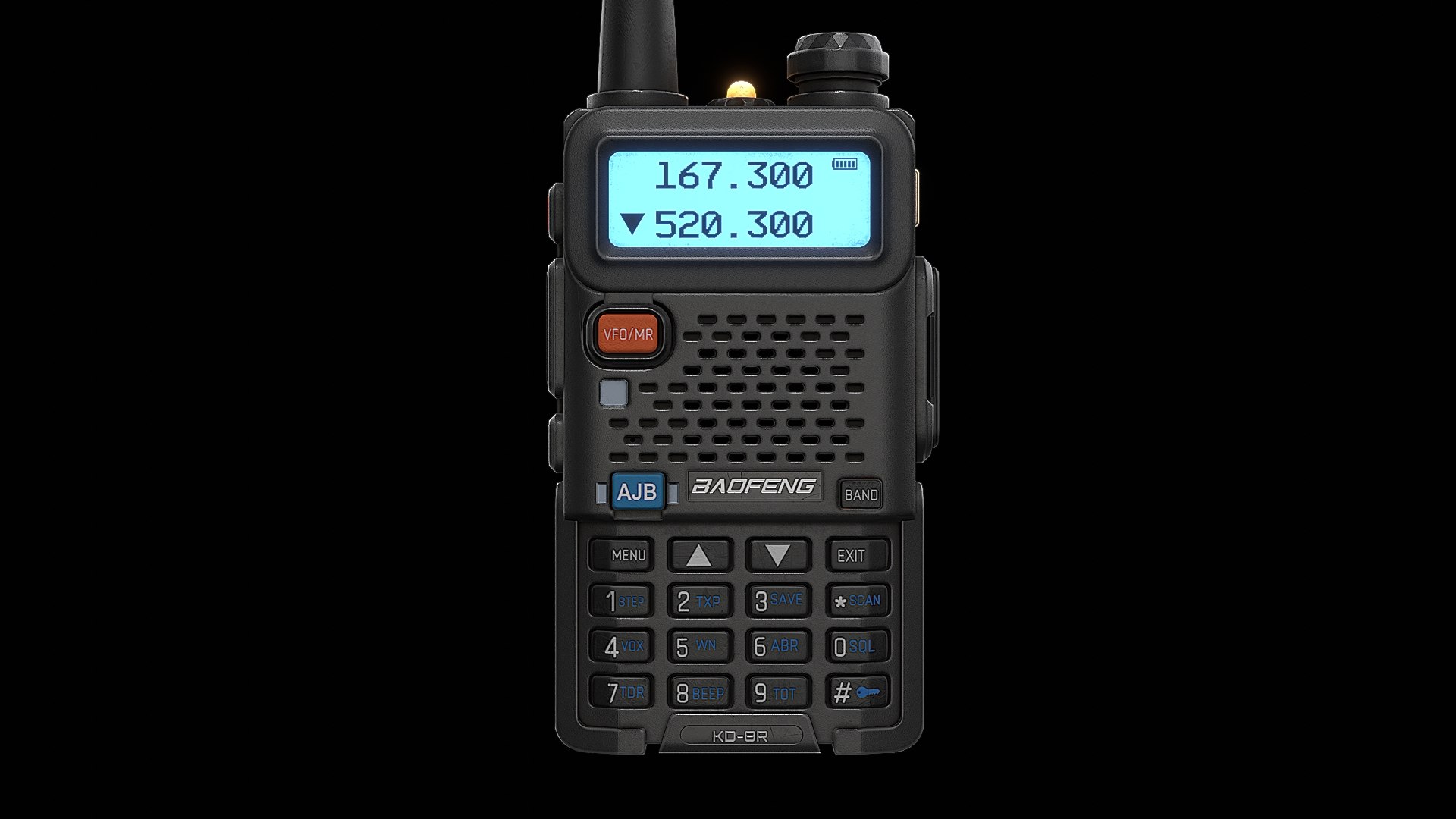 3D Model Baofeng Walkie Talkie - TurboSquid 2367880