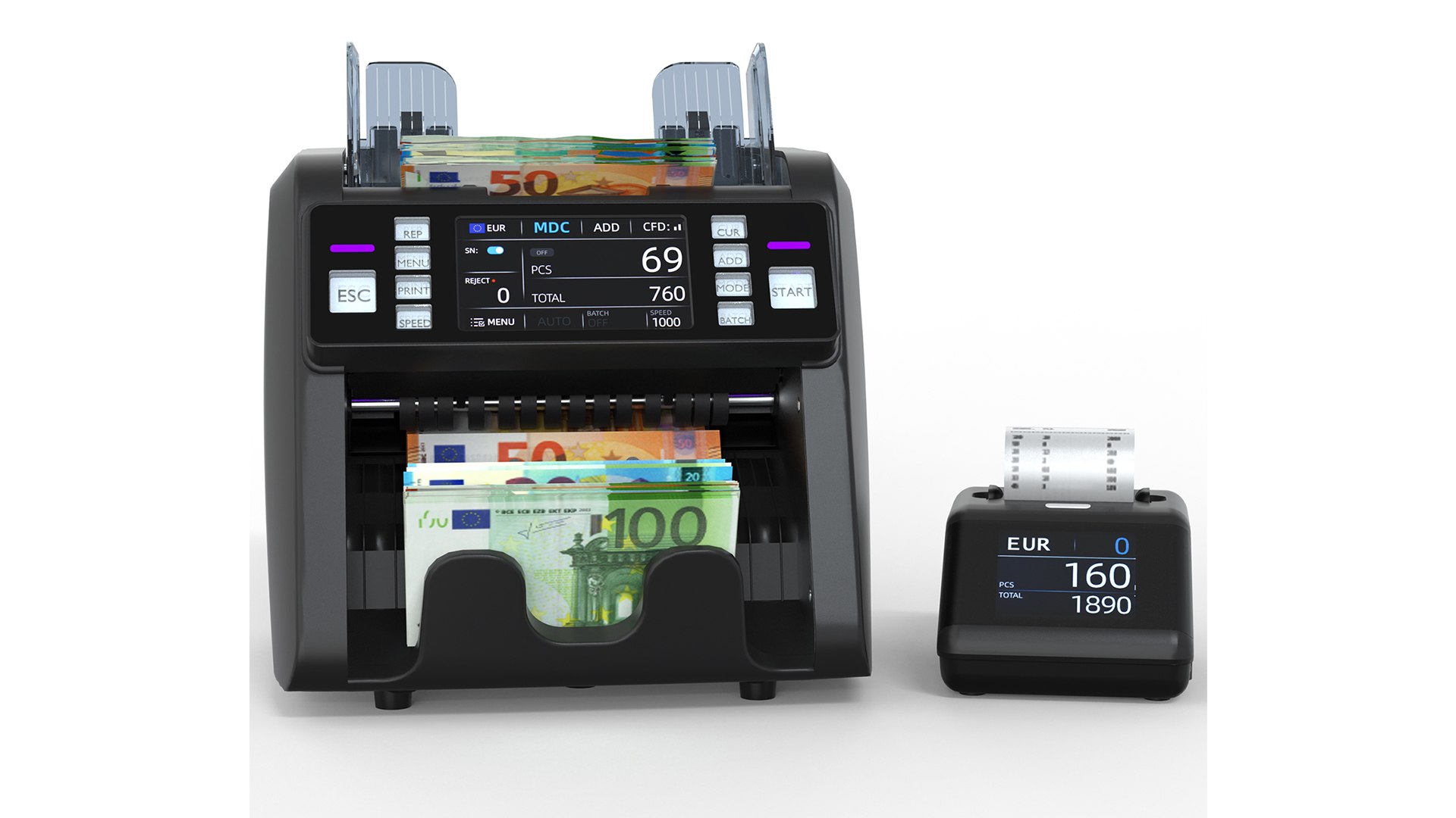 Money Counter Machine 3D Model 3D Model - TurboSquid 2407490