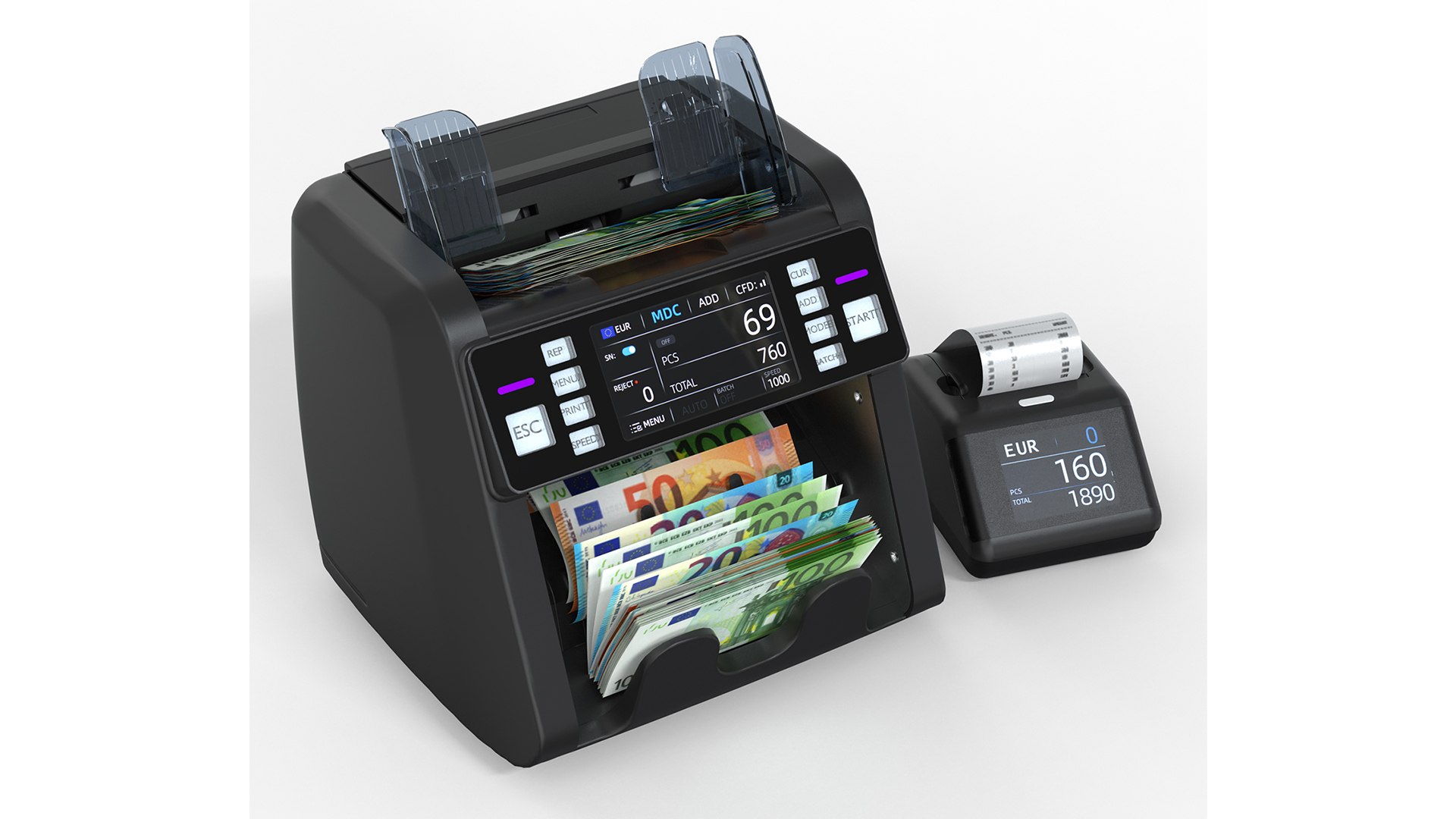 Money Counter Machine 3D Model 3D Model - TurboSquid 2407490