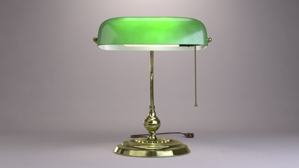 obj banker s desk lamp