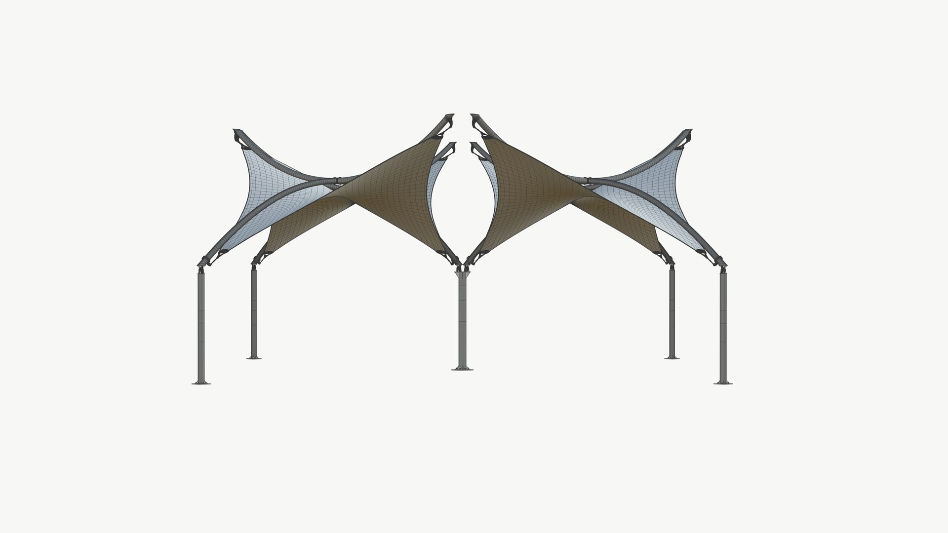 Tensile Structure 3D Model - TurboSquid 2152573