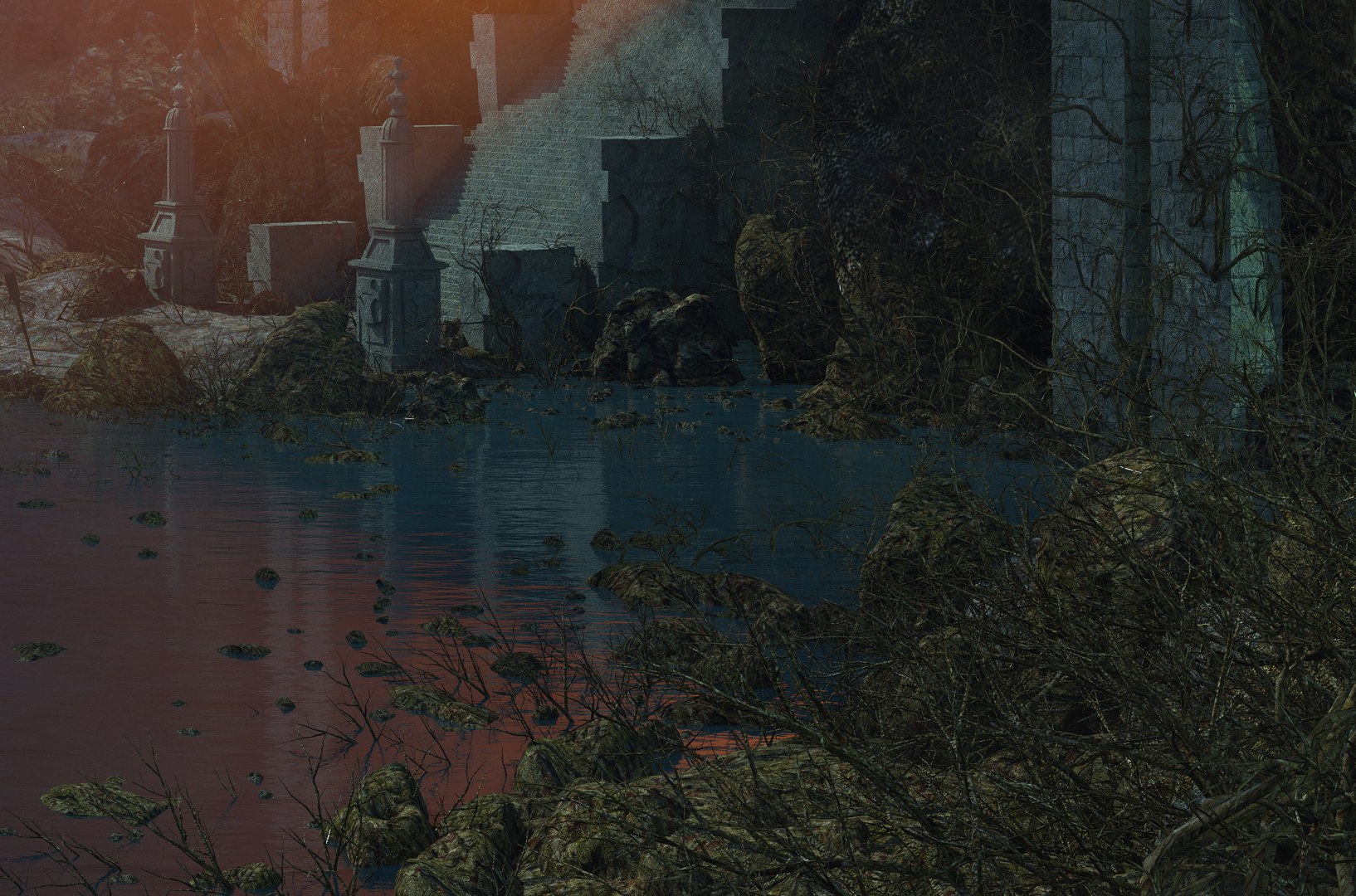 3D Fantasy Cave Ancient Gate - TurboSquid 1841011