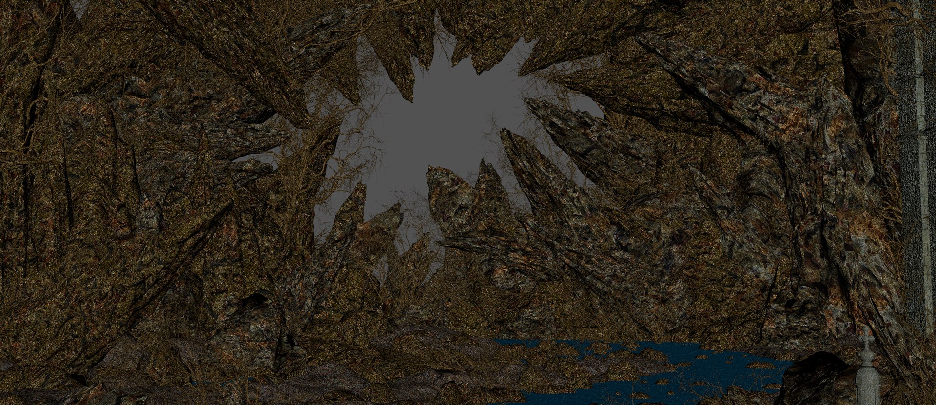 3D Fantasy Cave Ancient Gate - TurboSquid 1841011