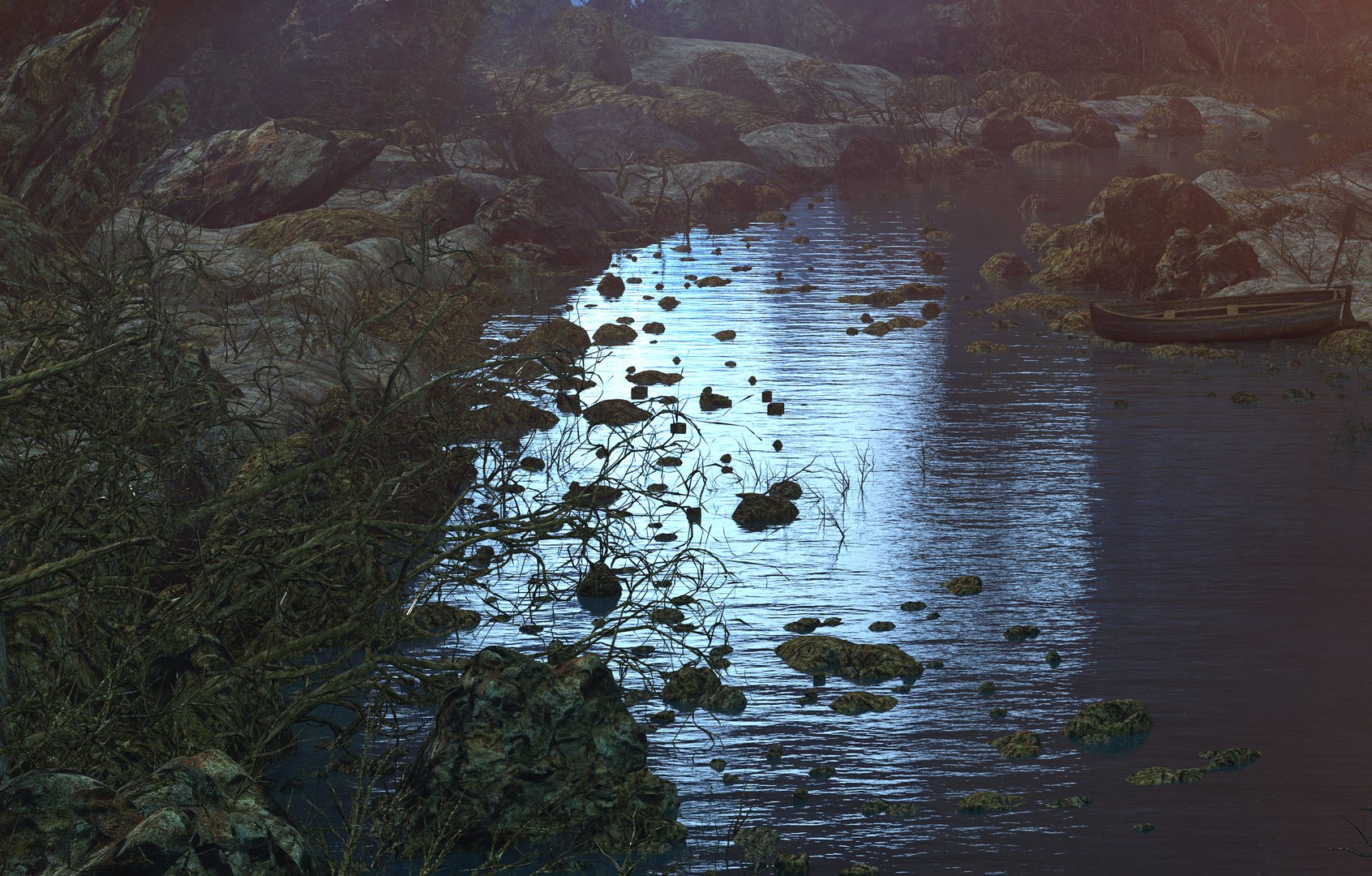 3D Fantasy Cave Ancient Gate - TurboSquid 1841011