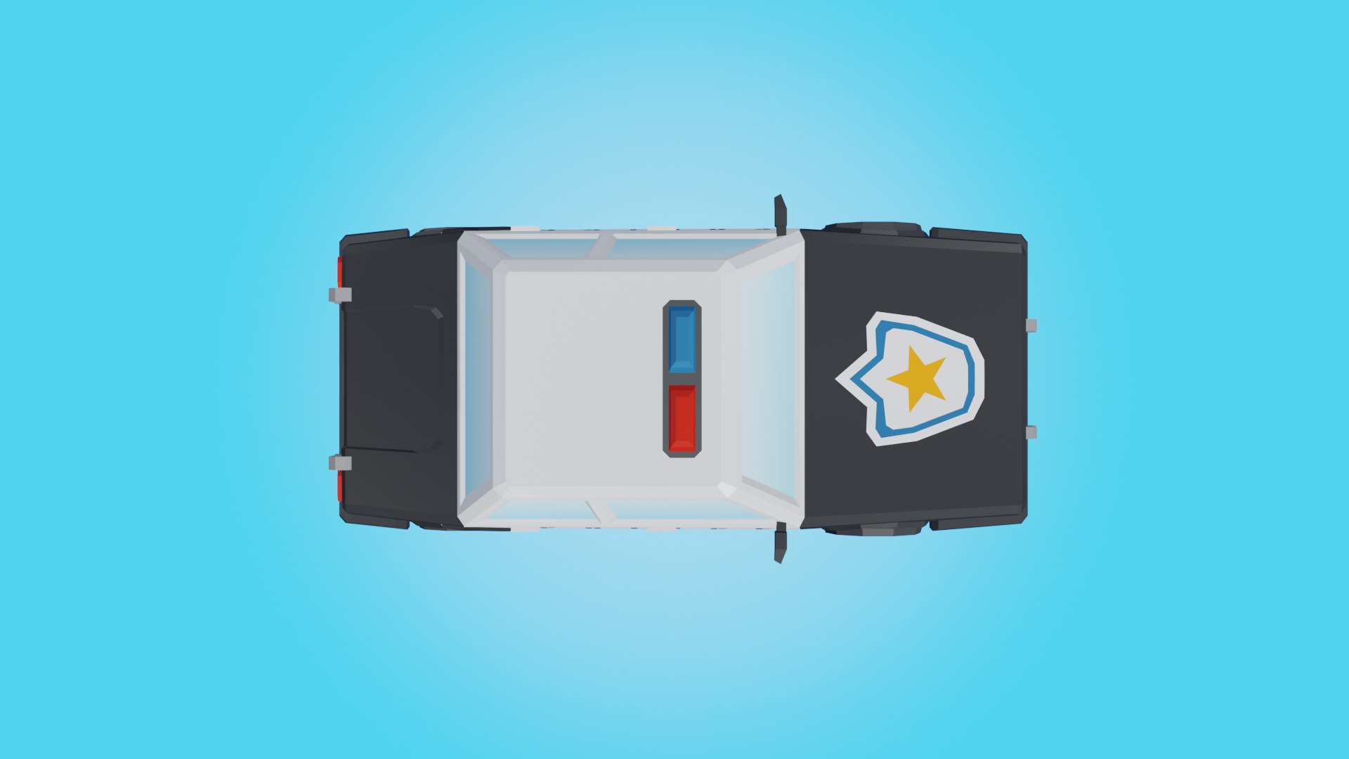 Low Poly Police Car 3D Model - TurboSquid 1915797