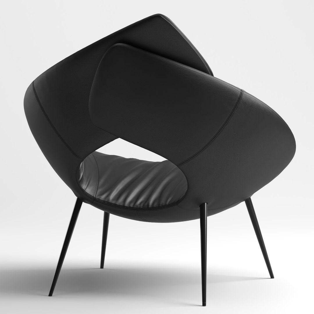 3D Model Lock Armchair Seat - TurboSquid 1313411