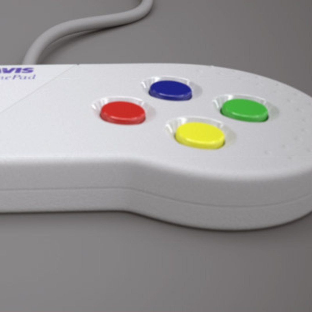 Gravis Pc Gamepad 3d Model