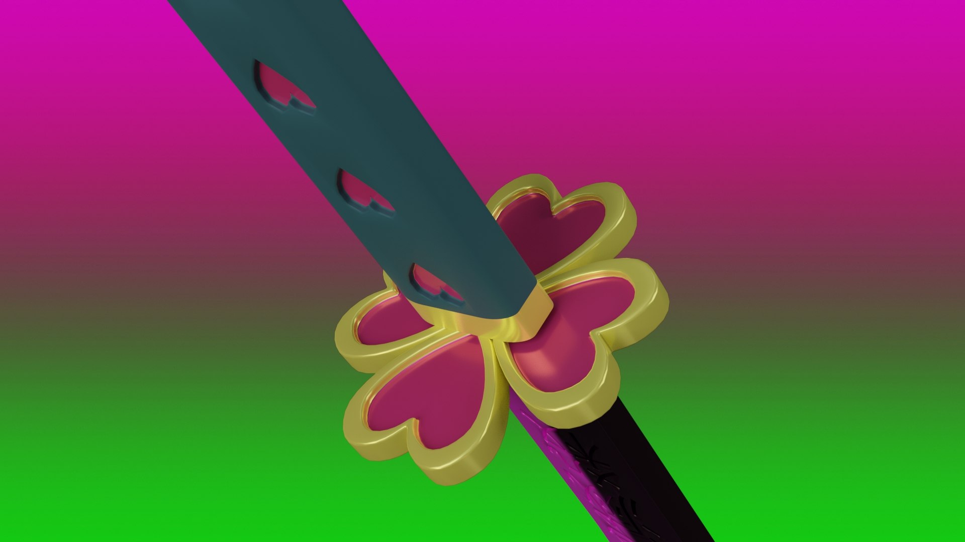 3D Mitsuri Kanroji Sword And Sheath Model - TurboSquid 2073027