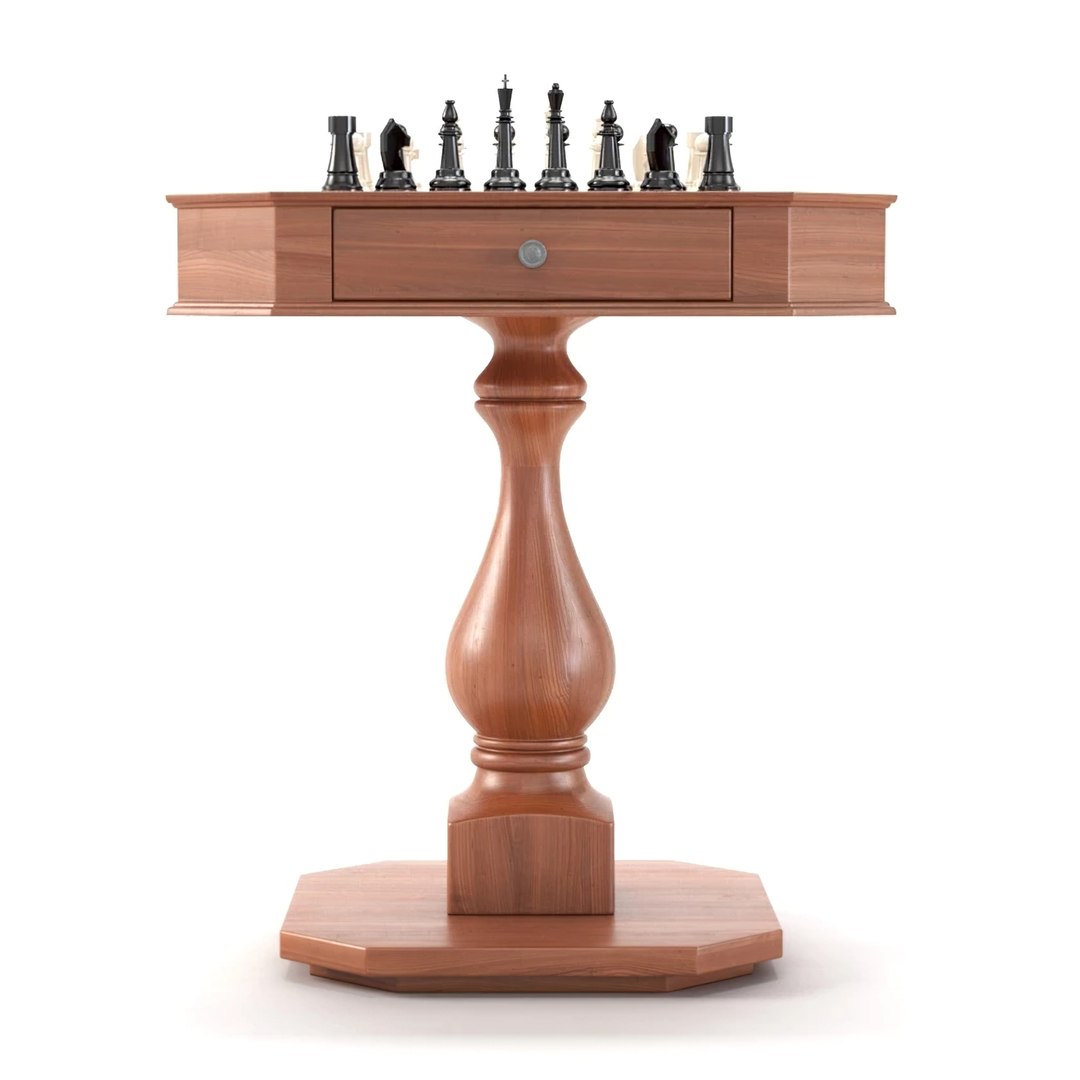 3D KASE CHESS TABLE Model - TurboSquid 1951447