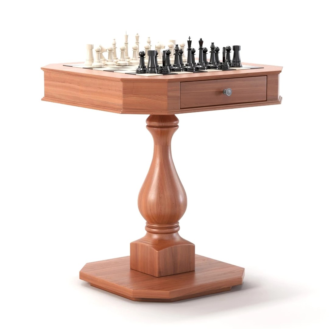 3D KASE CHESS TABLE Model - TurboSquid 1951447