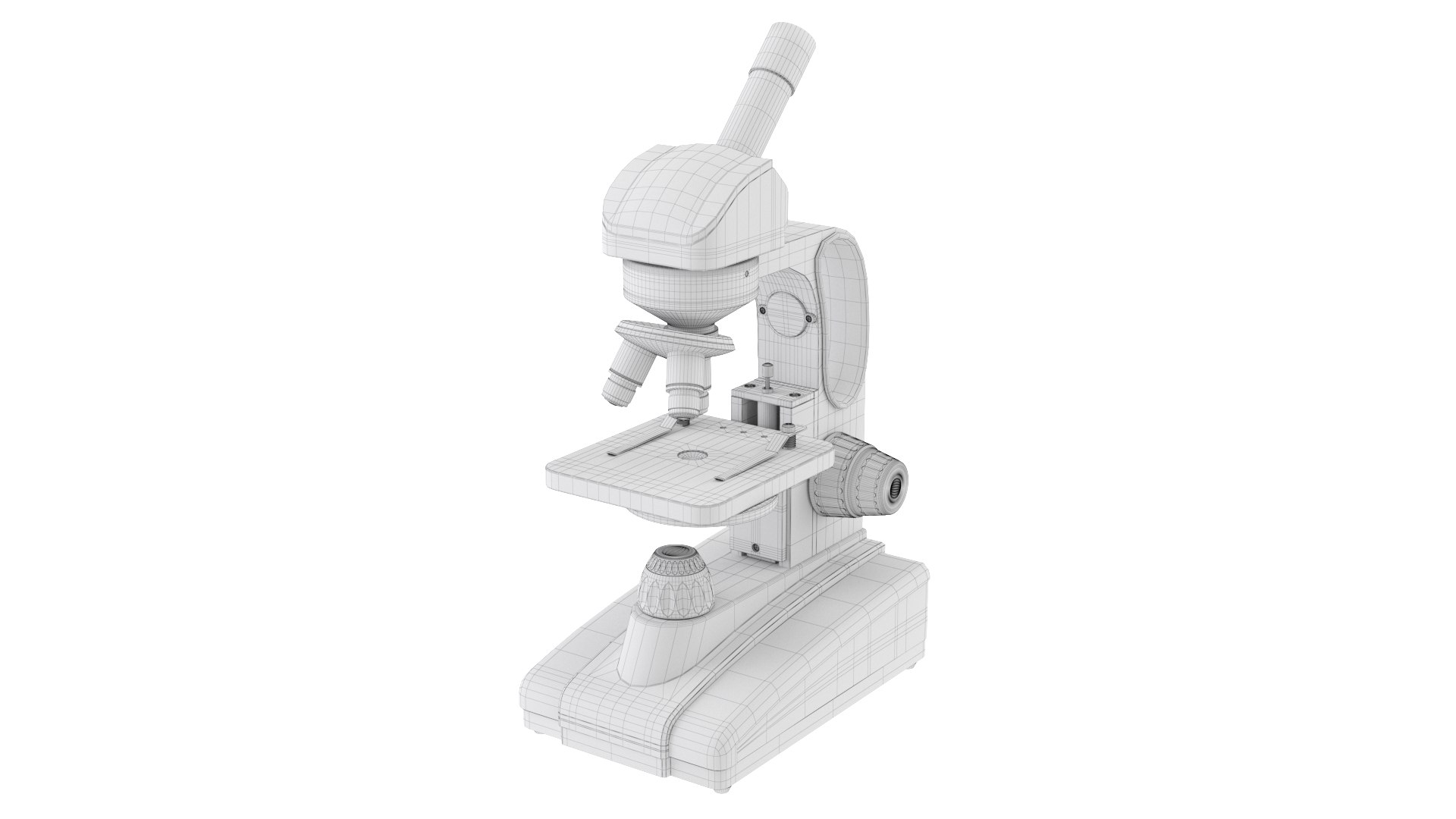 3D Model Microscope Science - TurboSquid 1604883