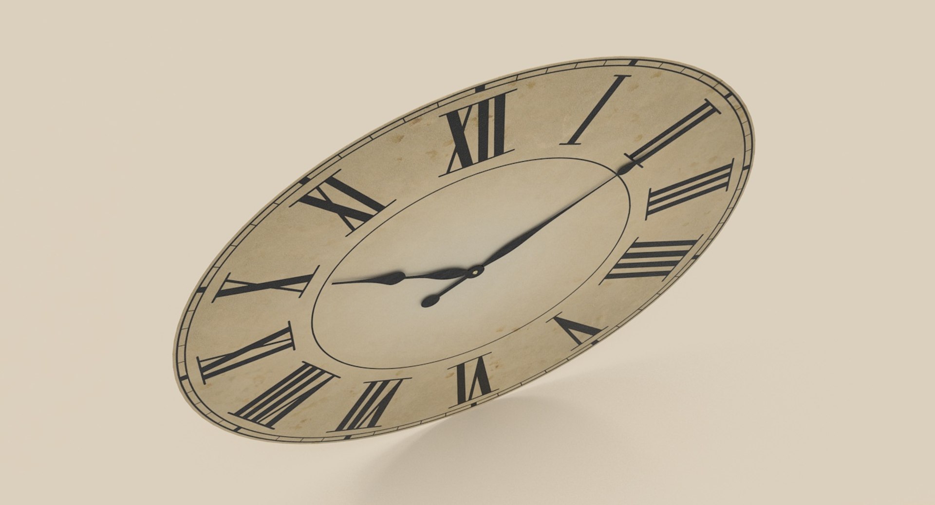 3d Model Clock Face