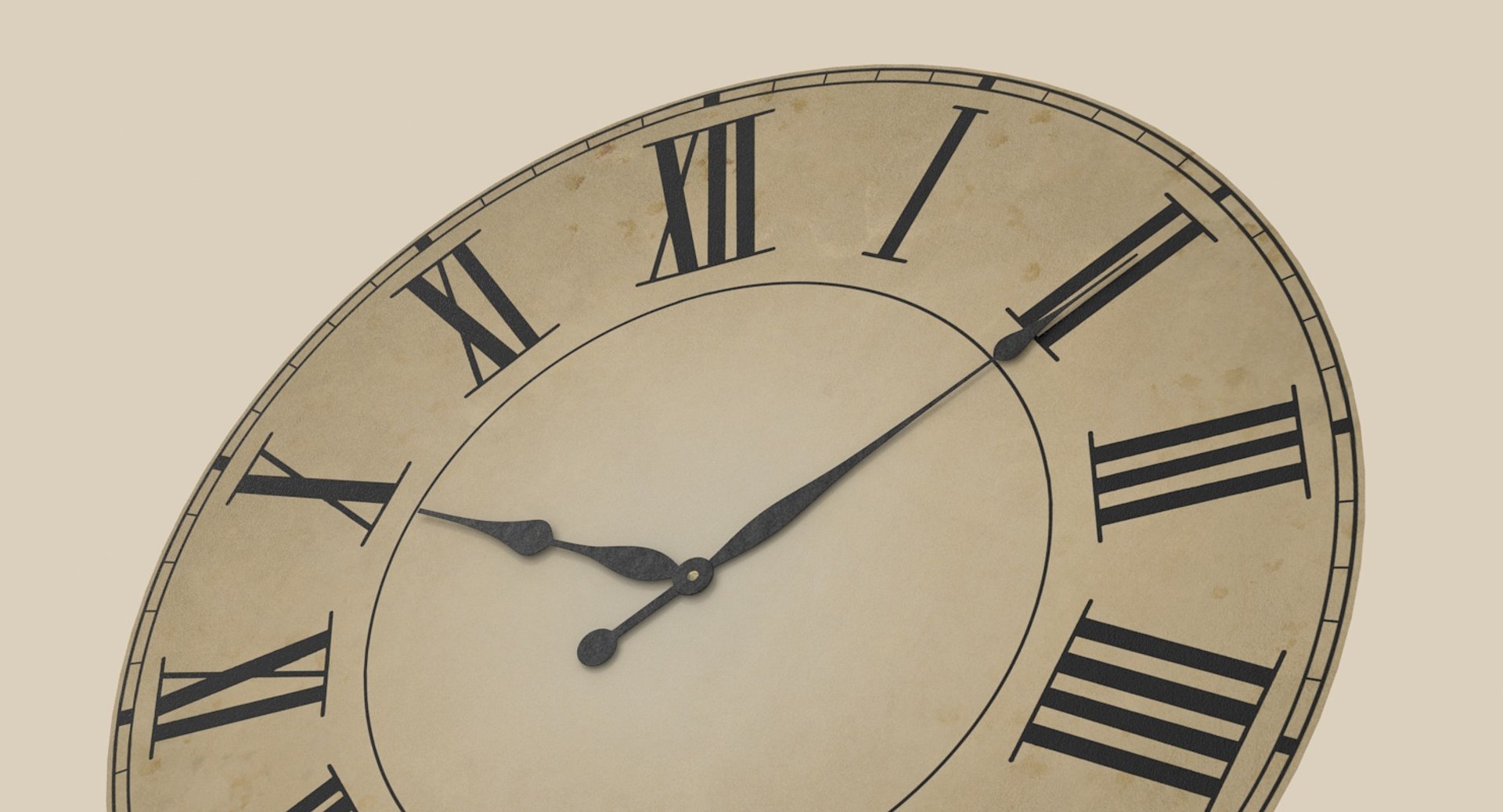 3d Model Clock Face
