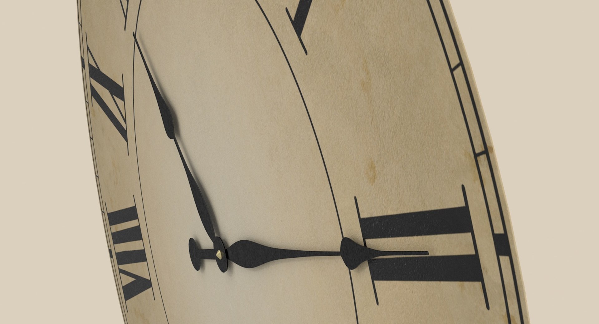 3d Model Clock Face