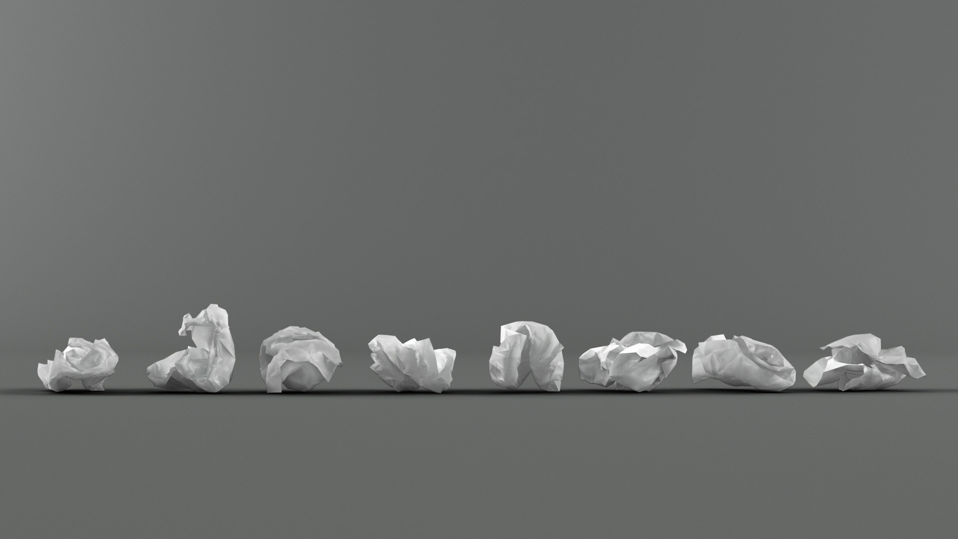 3D Trash Bin Crumpled Paper Model - TurboSquid 1713417