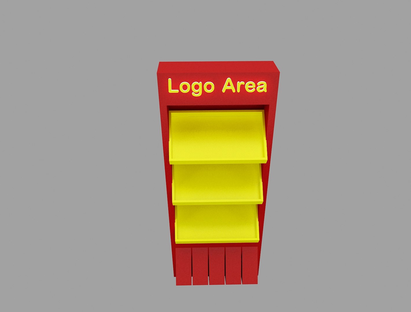 3D Products Stand Model - TurboSquid 1603788
