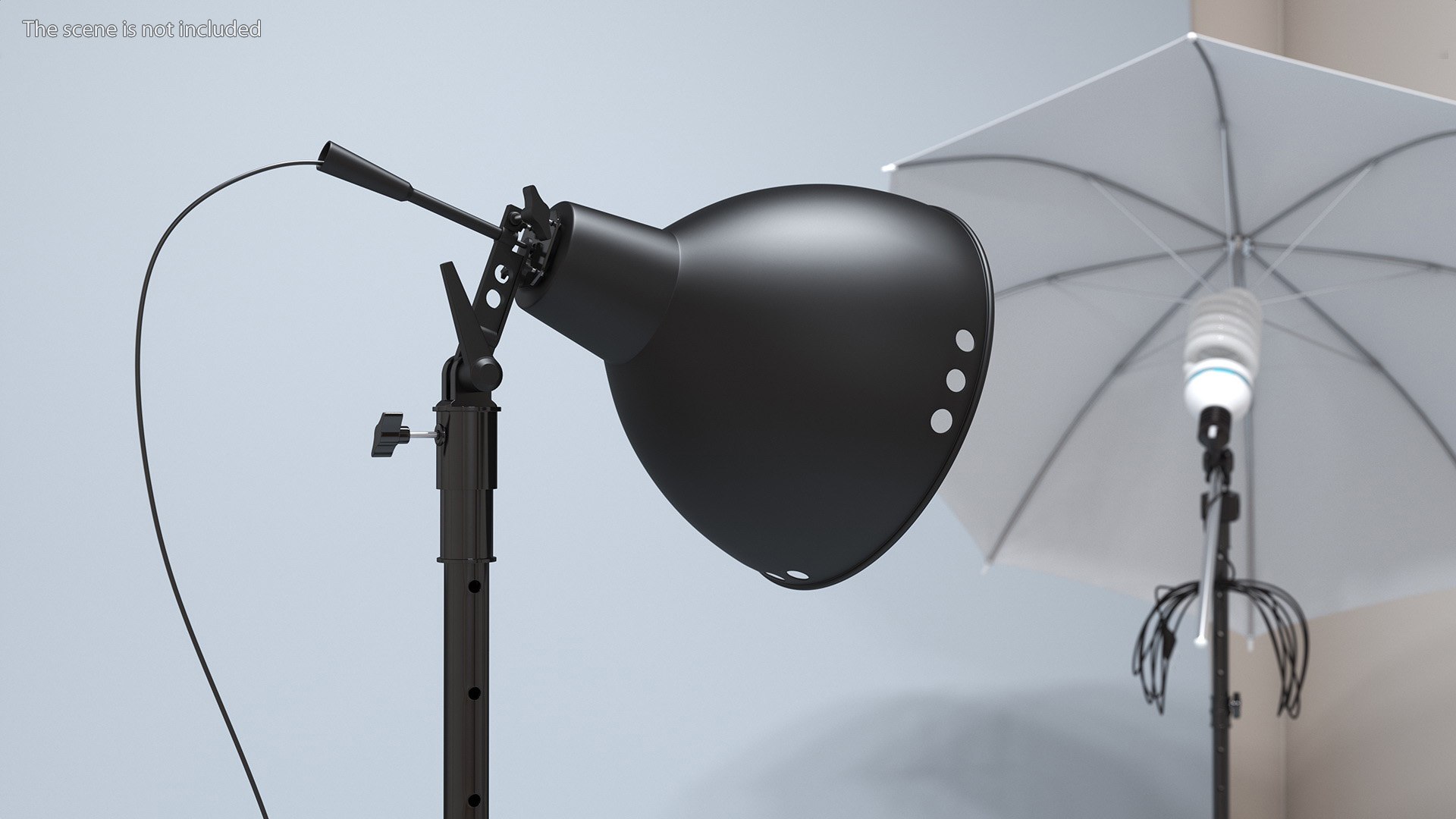 Studio Spotlight On Tripod Stand 3D Model - TurboSquid 2265162
