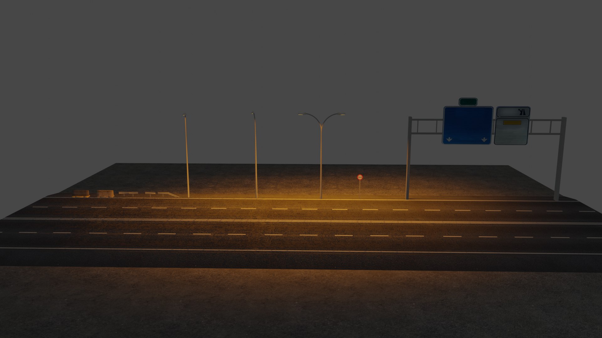 Highway Prop Pack 3D - TurboSquid 1757803