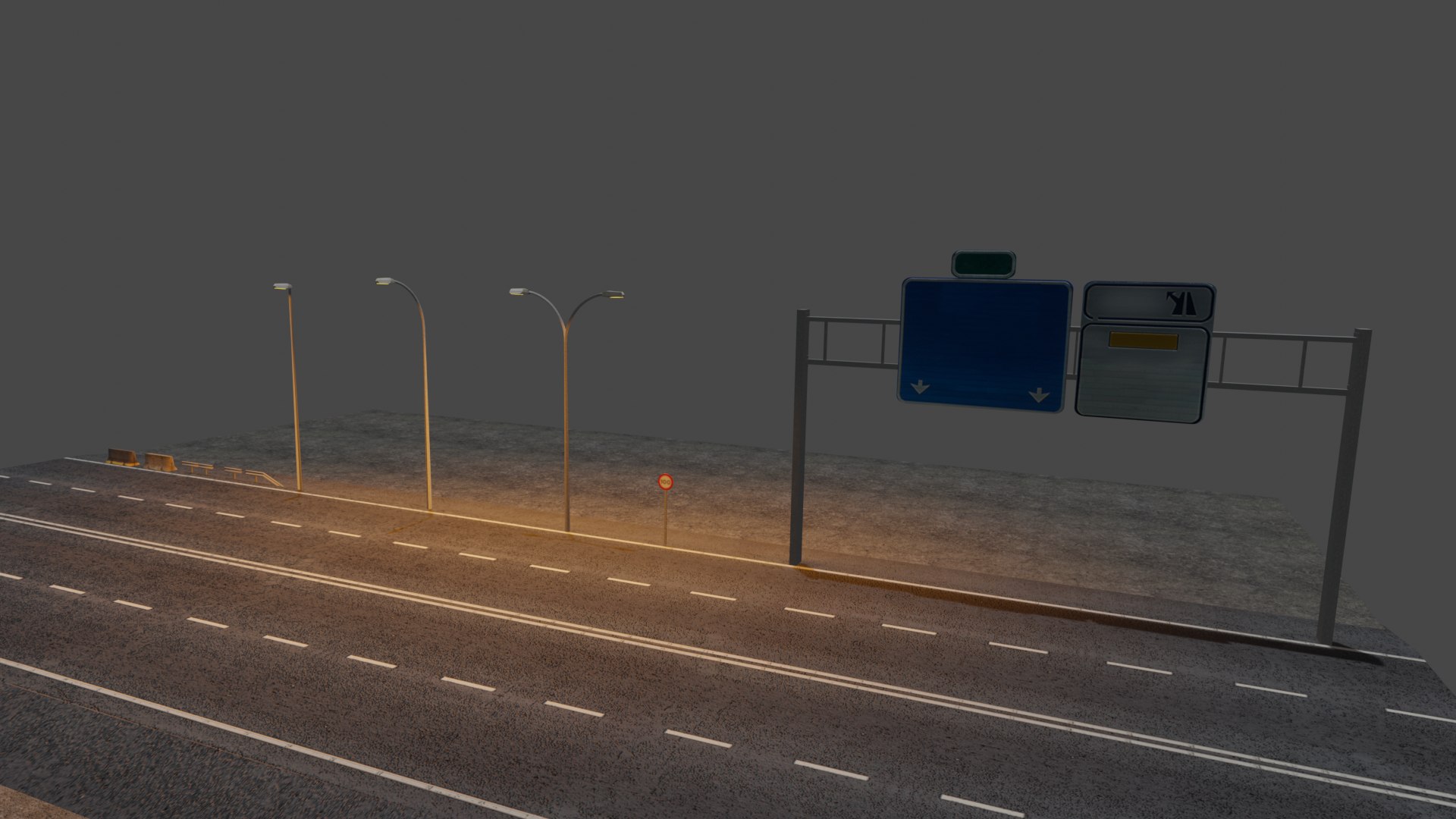 Highway Prop Pack 3D - TurboSquid 1757803