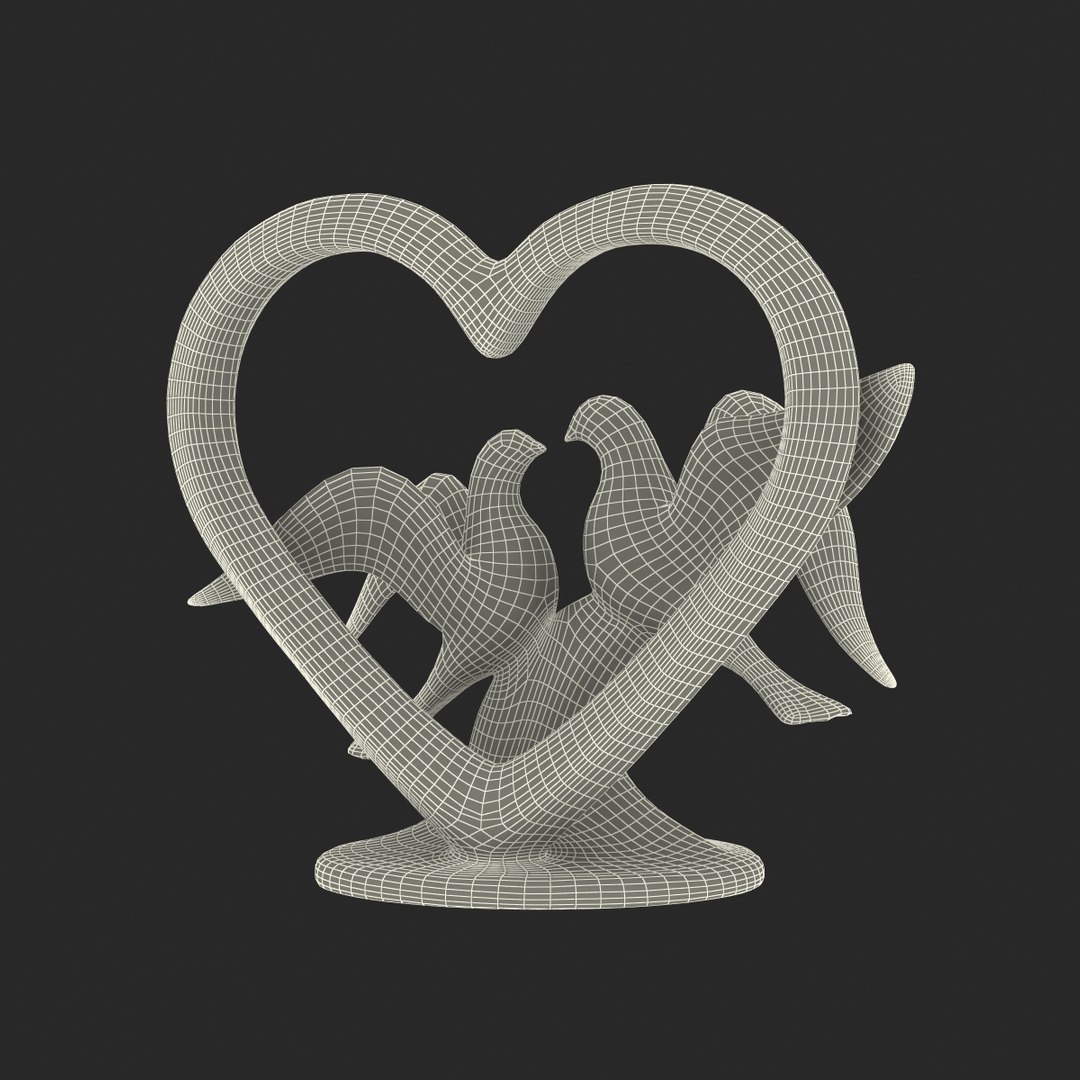 wedding cake topper 3d model