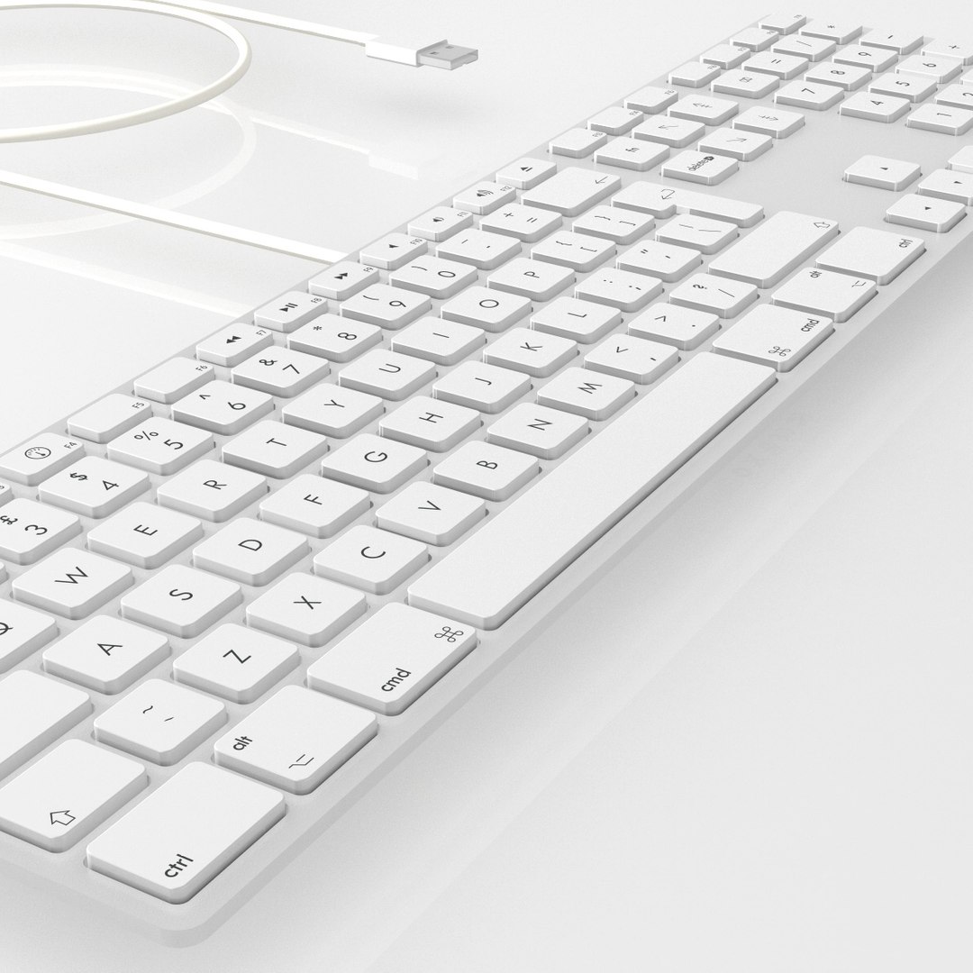 Apple Keyboard Key 3D Model - TurboSquid 1574851