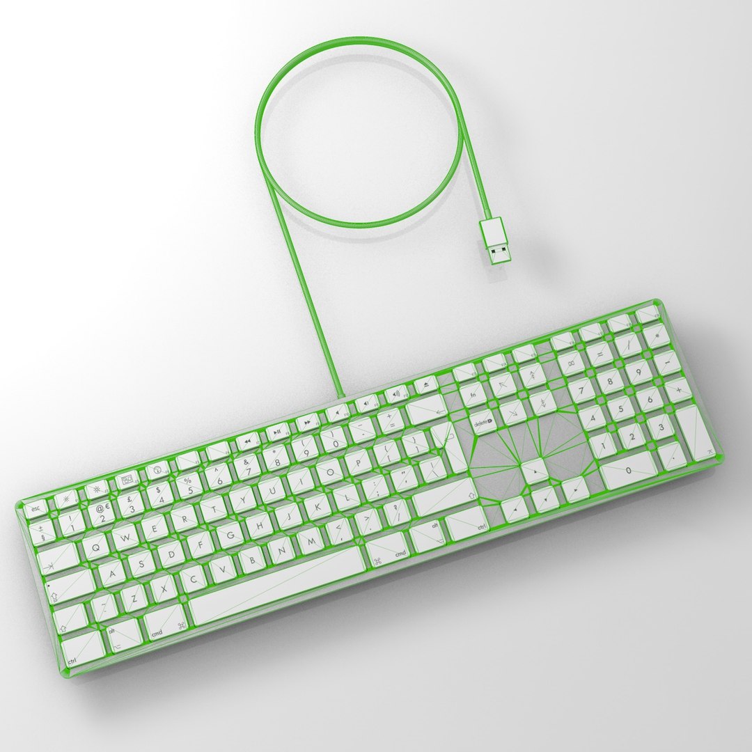 Apple Keyboard Key 3D Model - TurboSquid 1574851