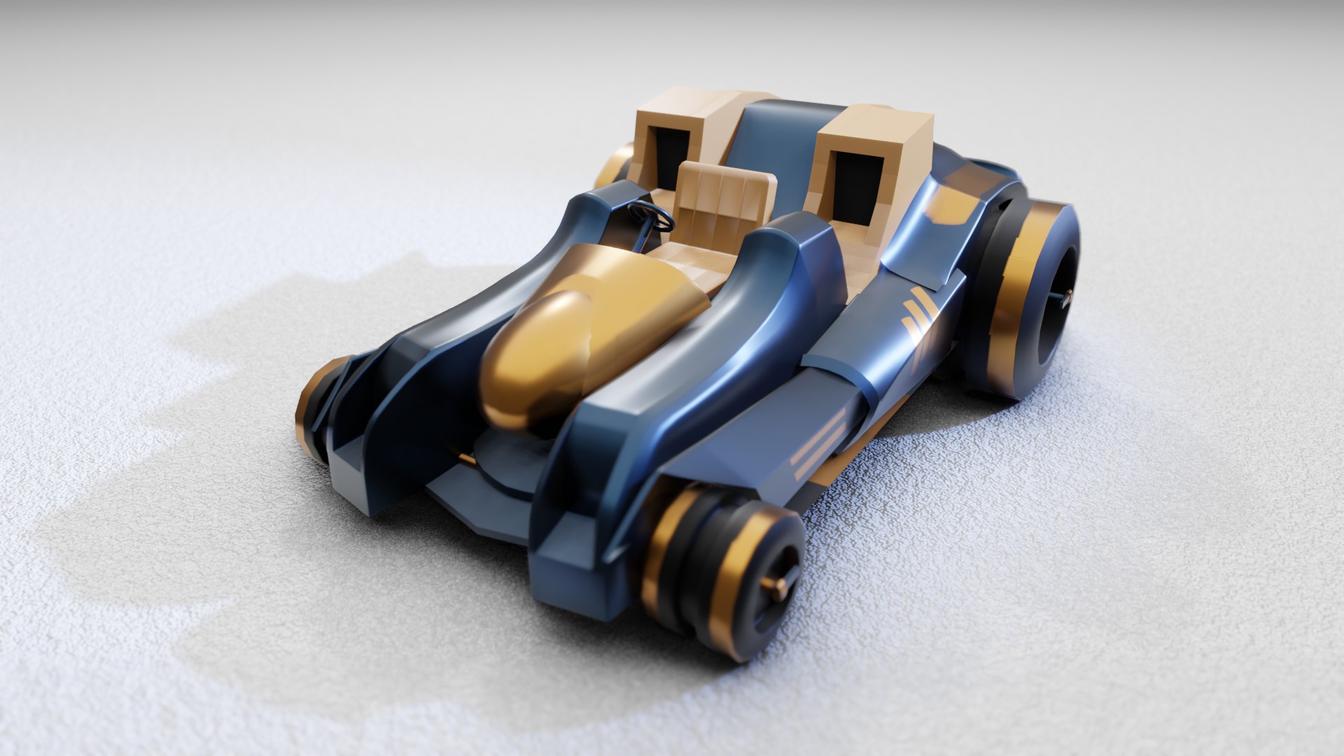 3D Model Toy Car Open Roof 3D Model - TurboSquid 2139849