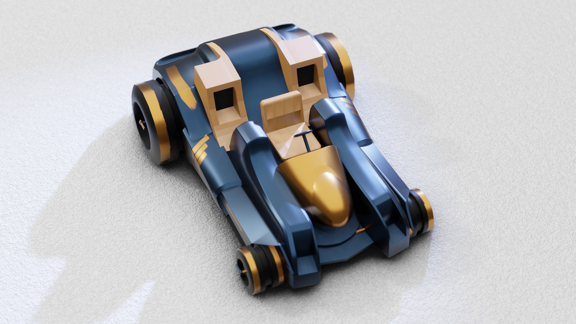 3D Model Toy Car Open Roof 3D Model - TurboSquid 2139849