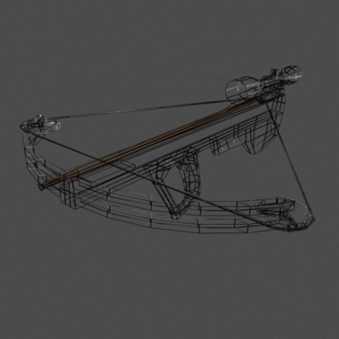 Crossbow Bow 3d Model
