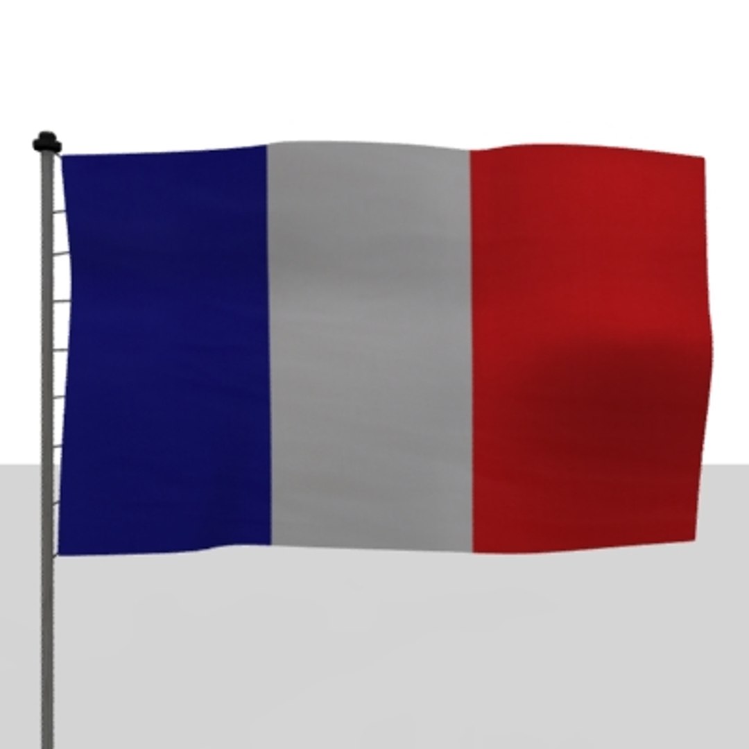 3d French Flag