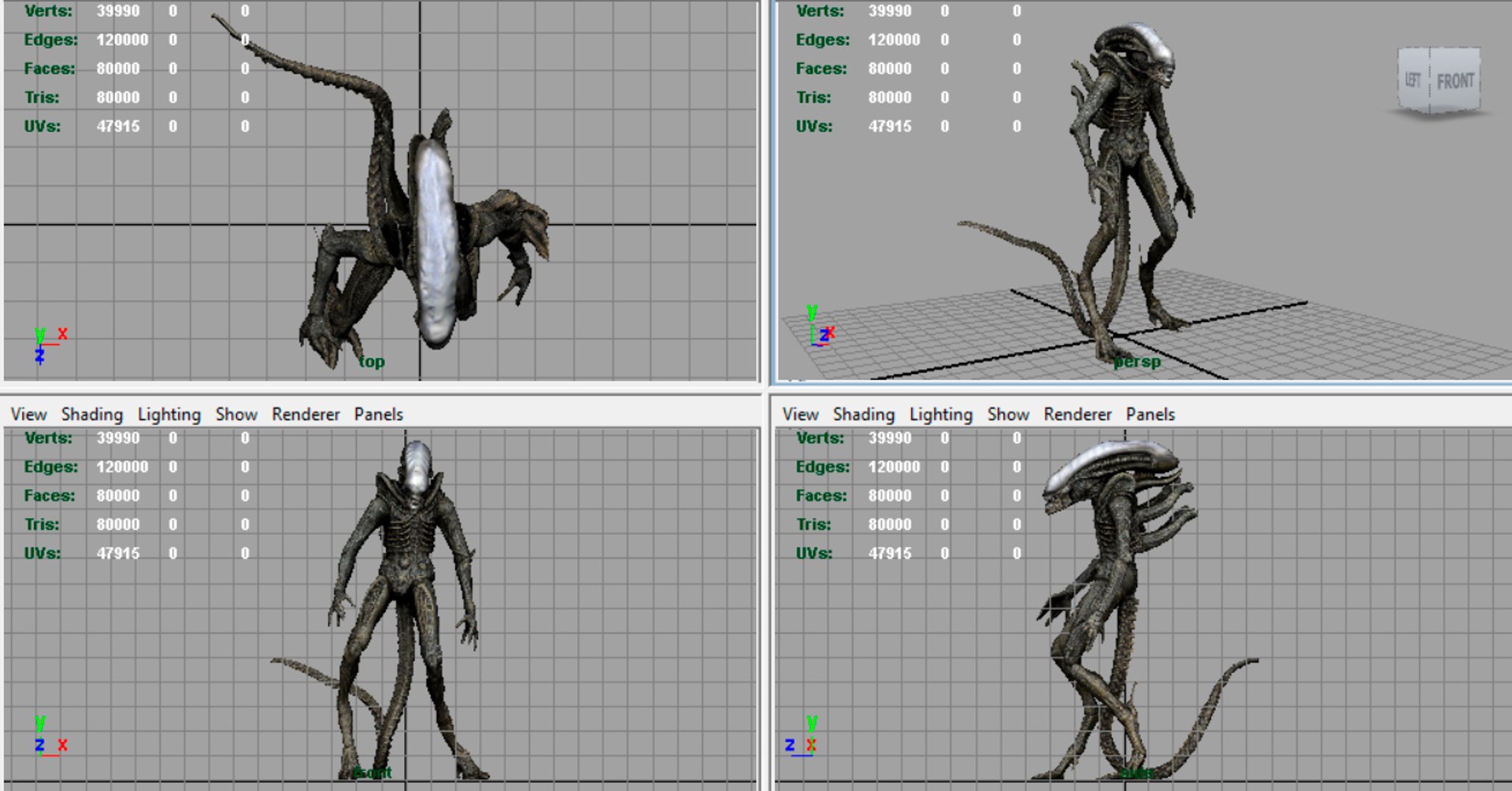 3D Model Alien Xenomorph - TurboSquid 1150394