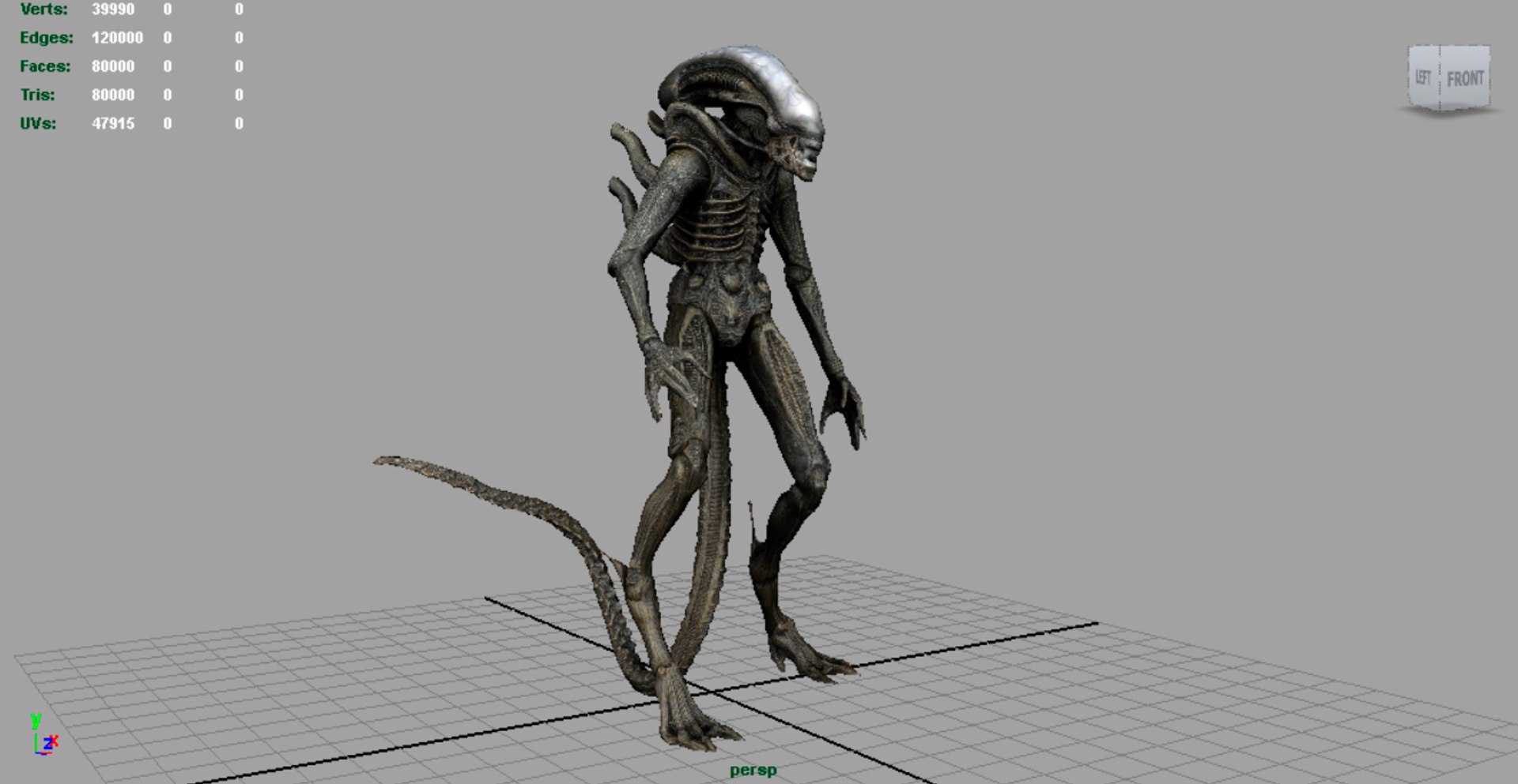 3D Model Alien Xenomorph - TurboSquid 1150394
