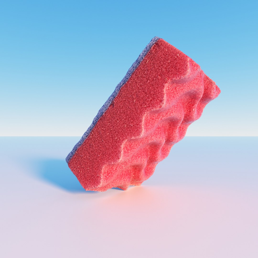 3D Model Photorealistic 3D Scan Of Sponge - TurboSquid 2227800